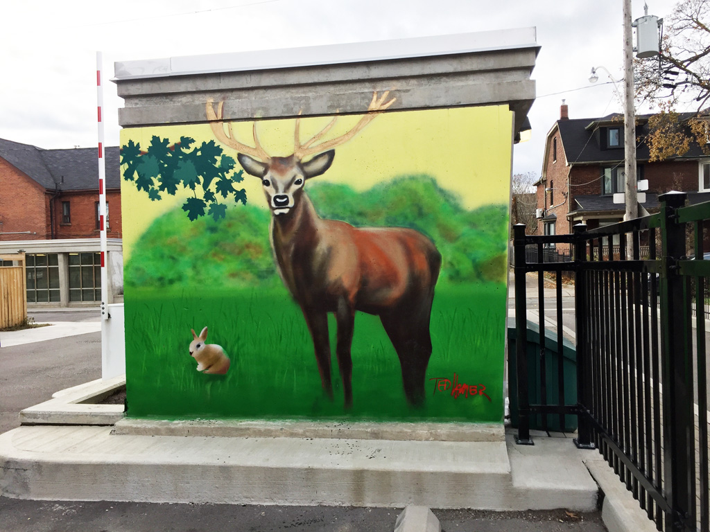 Toronto Street Art Graffiti | Murals By Jieun June Kim & Paula Tikay