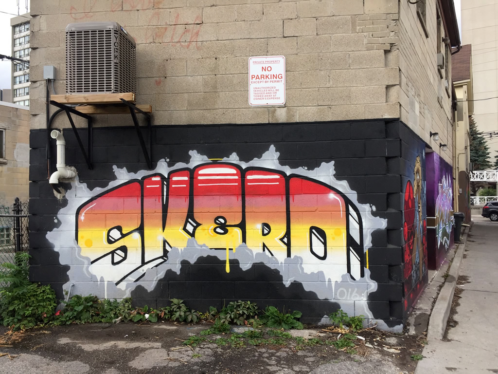 Toronto Street Art Graffiti | Mash Video Clip with Aerosol Burners