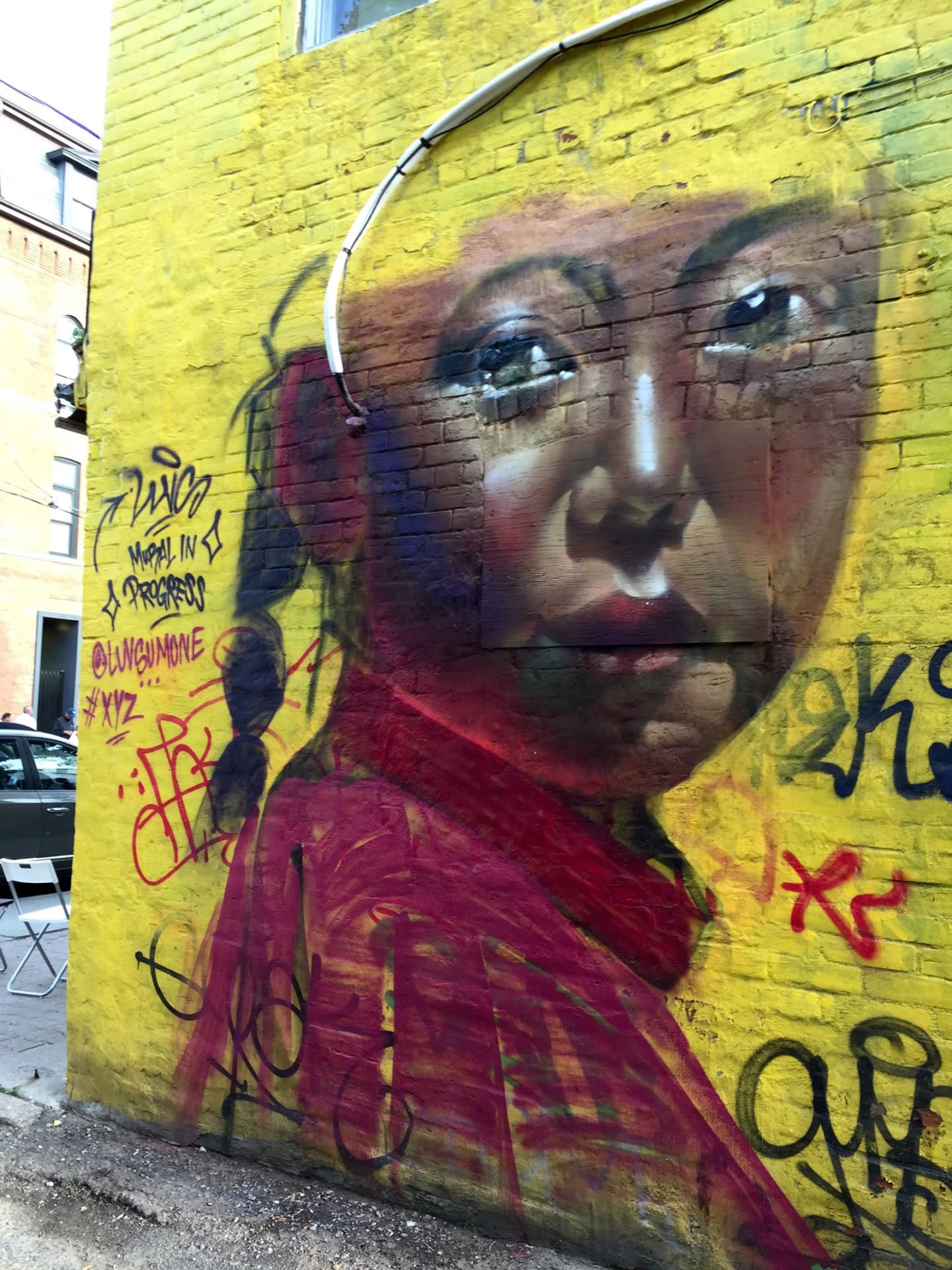 Toronto Graffiti Street Art | Moises Frank Luvsumone Aerosol Murals